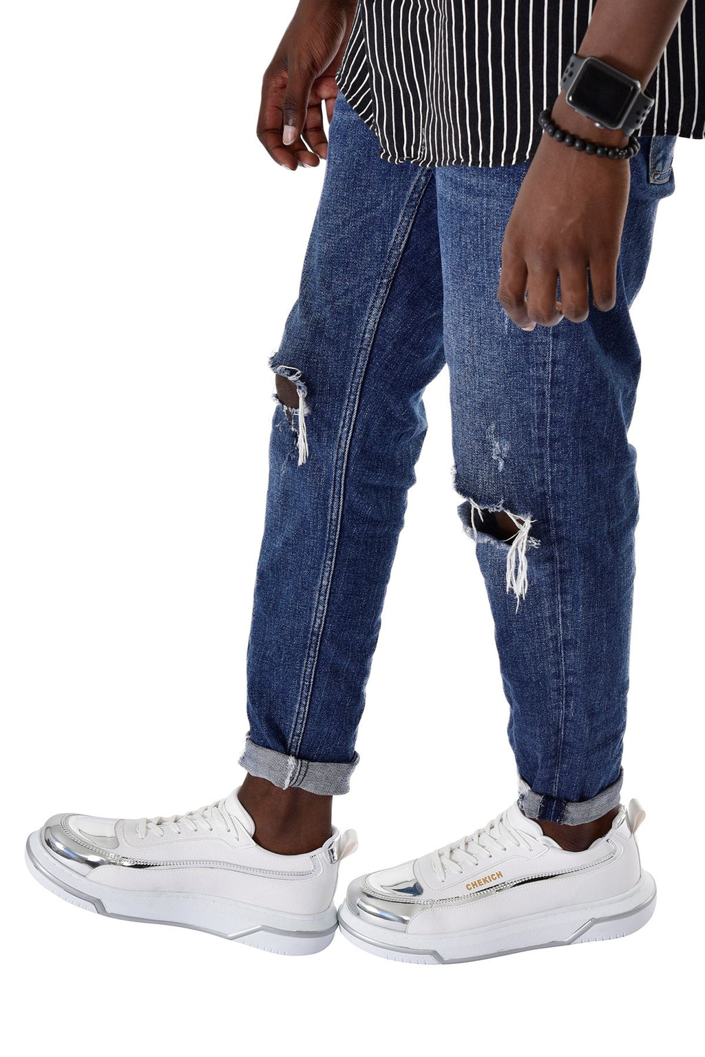 CH241 CBT Signature Line Up Men's Shoes WHITE/SILVER | STREETMODE